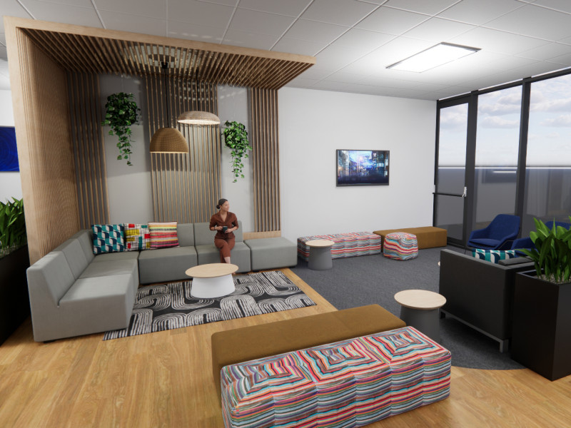 Urban World :: Pause area with pergola